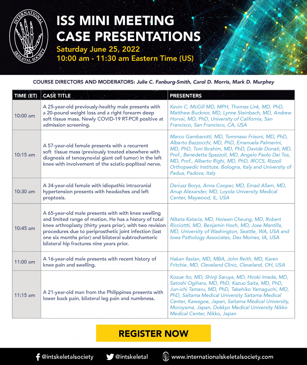 ISS Mini Meeting - Case Presentations | International Skeletal Society
